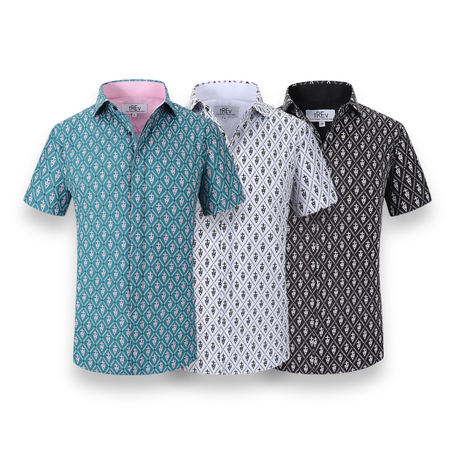 tREv Mirage Button Up - Short Sleeve – tREv Clothing