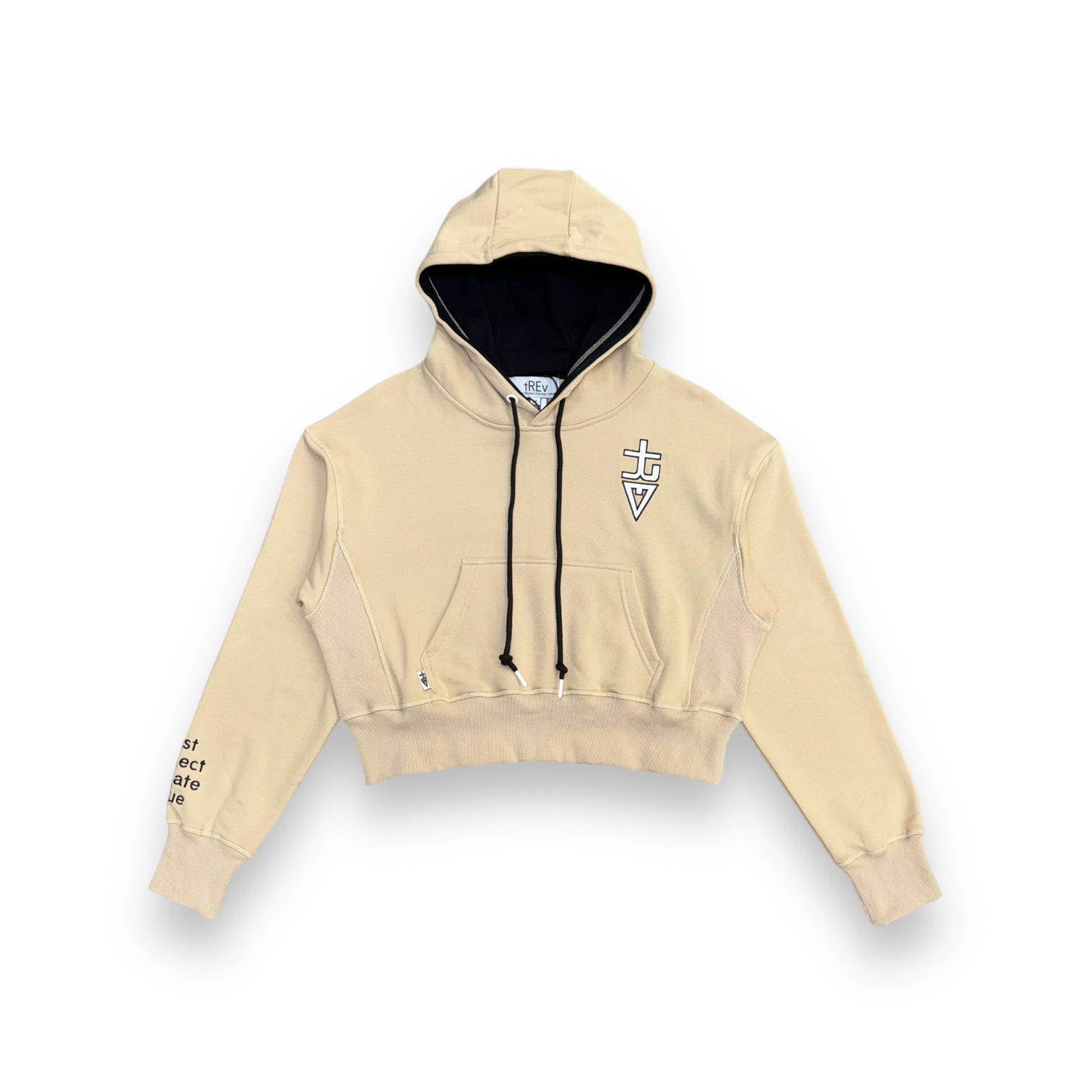 Original tREv-Her Cropped Hoodie - Sahara Beige – tREv Clothing