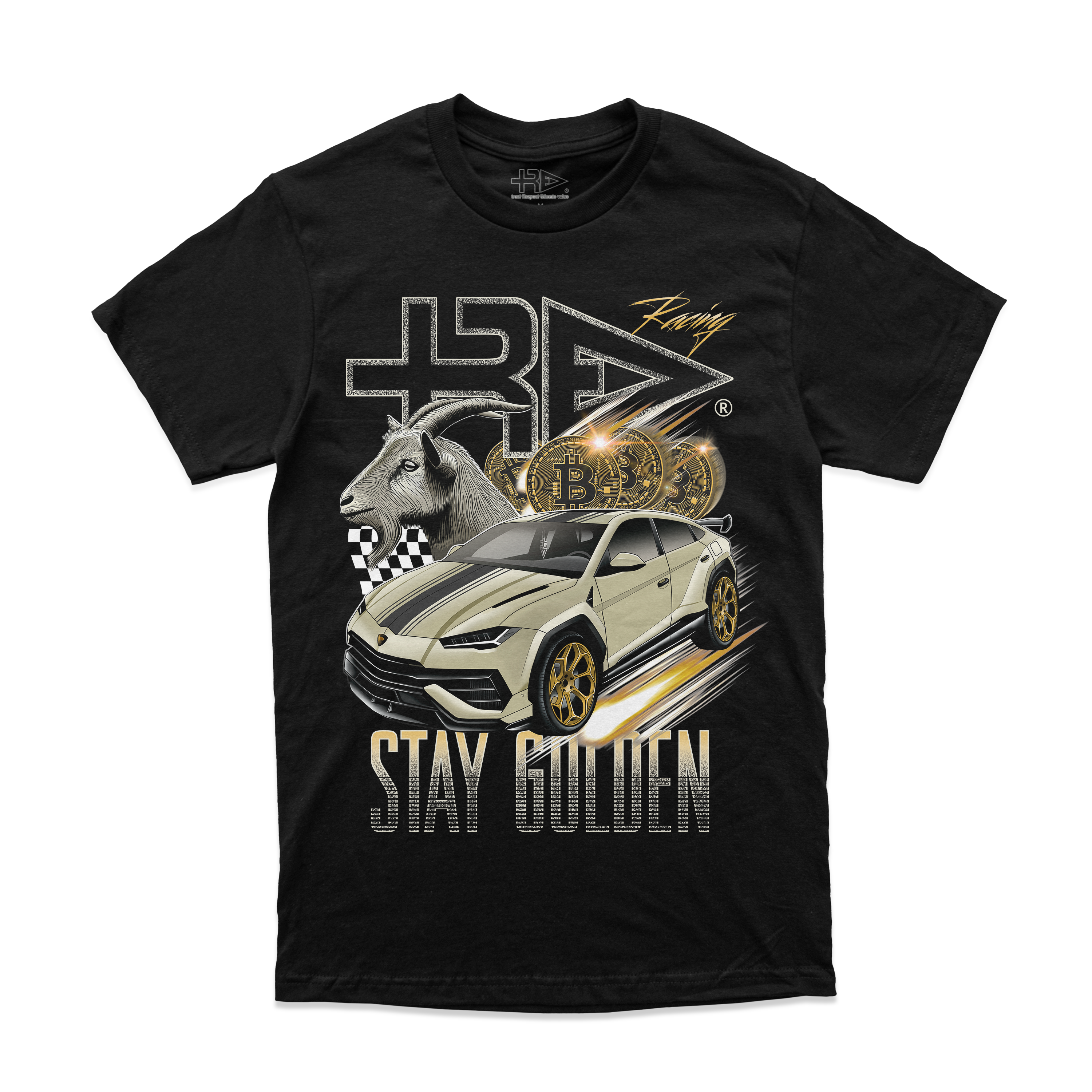 tREv “Stay Golden” Racing Tee – tREv Clothing